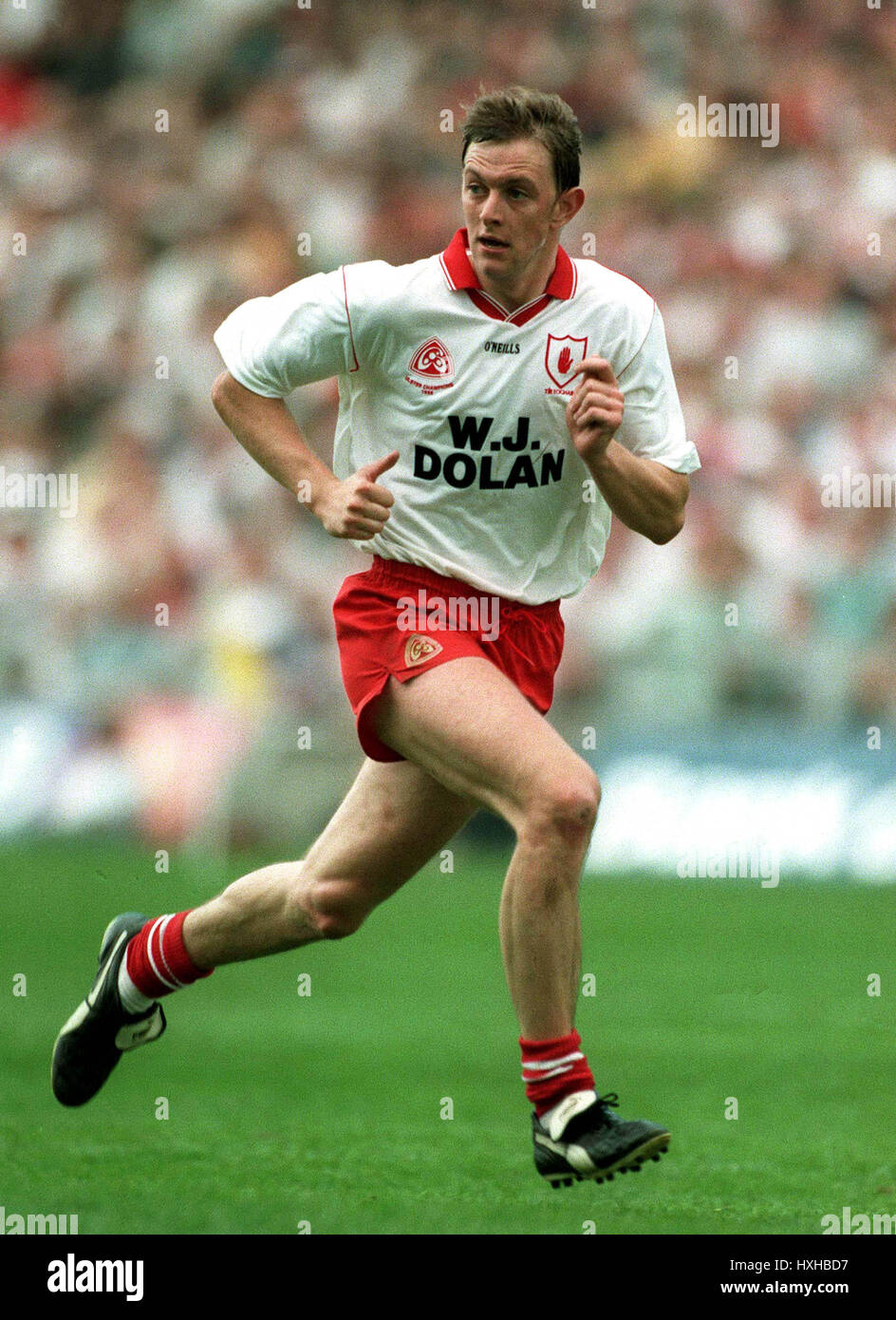 GERARD CAVLAN TYRONE GAELIC FOOTBALL CLUB 09 October 1996 Stock Photo ...