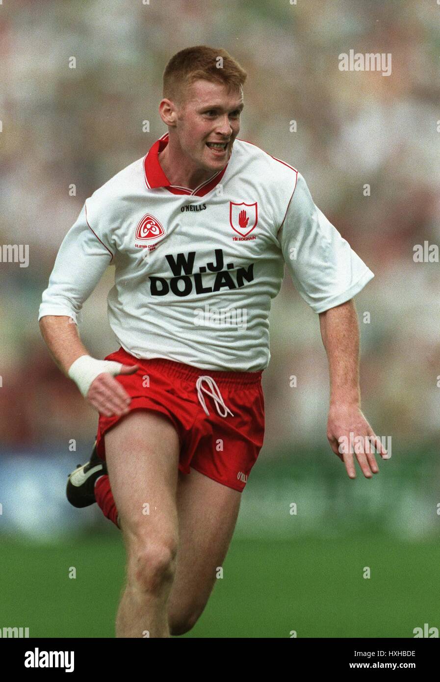 SEAMUS MCCALLAN TYRONE GAELIC FOOTBALL CLUB 09 October 1996 Stock Photo ...