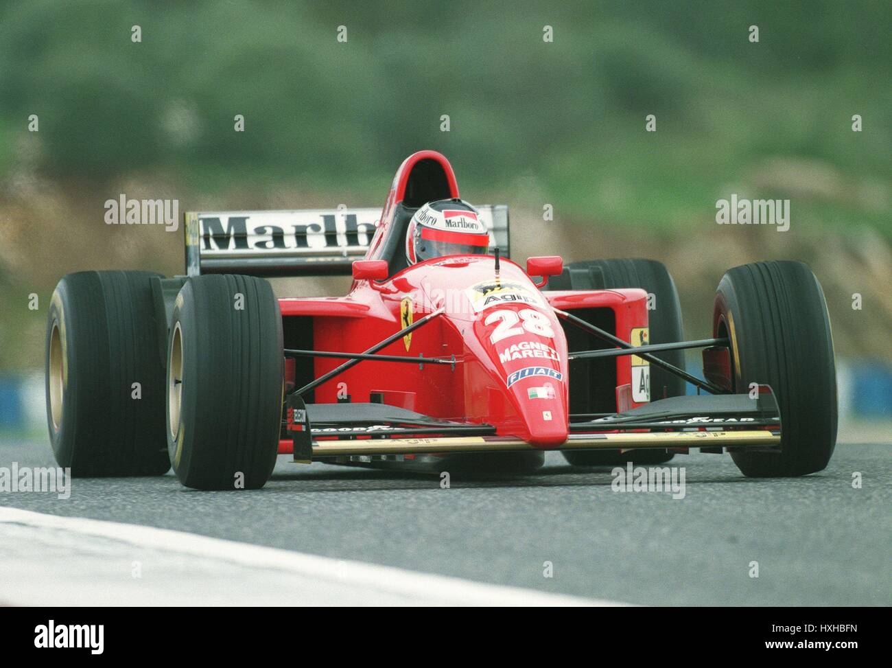 GERHARD BERGER. FERRARI 01 June 1995 Stock Photo - Alamy