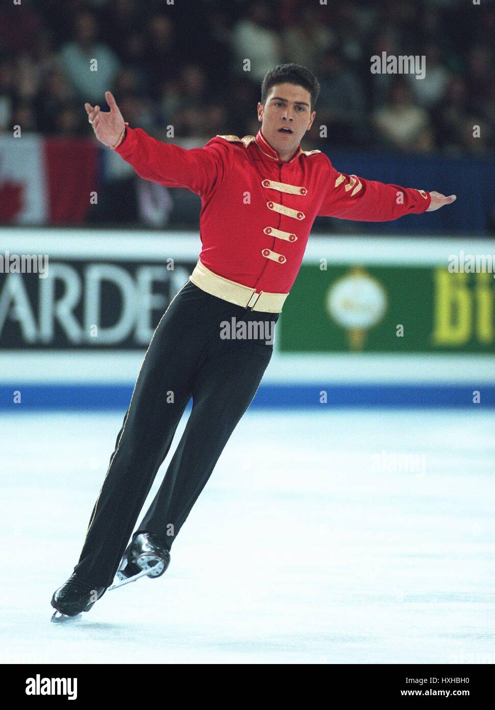 STEVEN COUSINS WORLD FIGURE SKATING CHAMPS 20 April 1995 Stock Photo ...