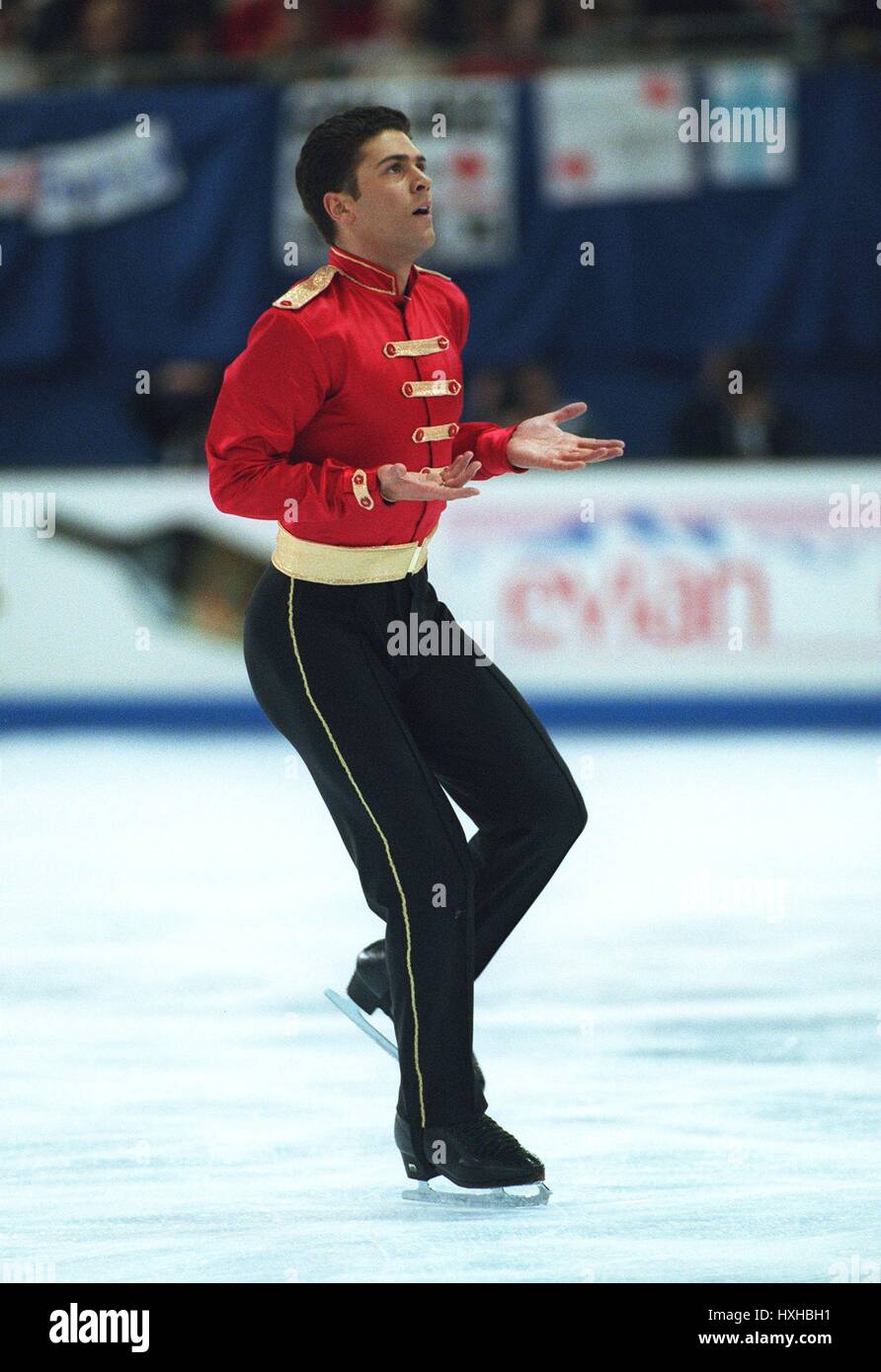 STEVEN COUSINS WORLD FIGURE SKATING CHAMPS 20 April 1995 Stock Photo ...