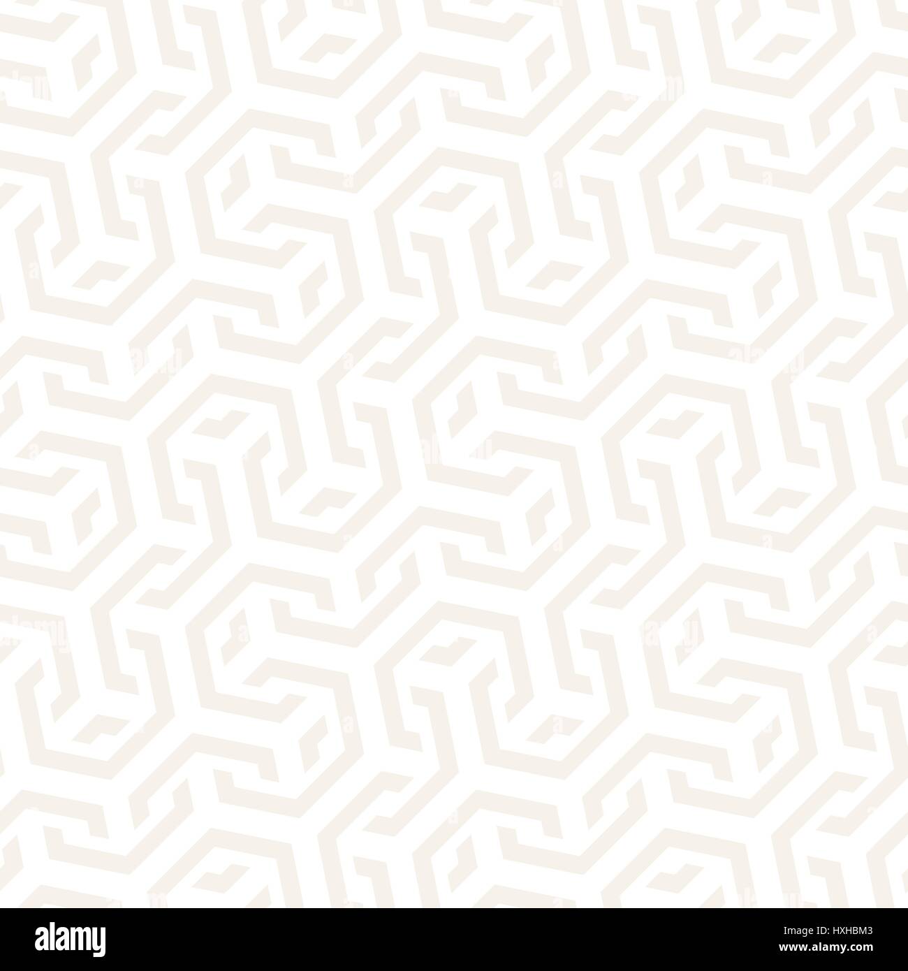 Vector Seamless Interlacing Lines Pattern. Repeating Geometric ...