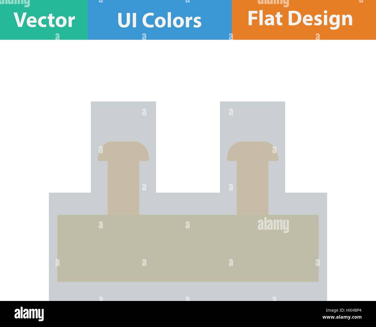 Terminal block clamp Stock Vector Images - Alamy