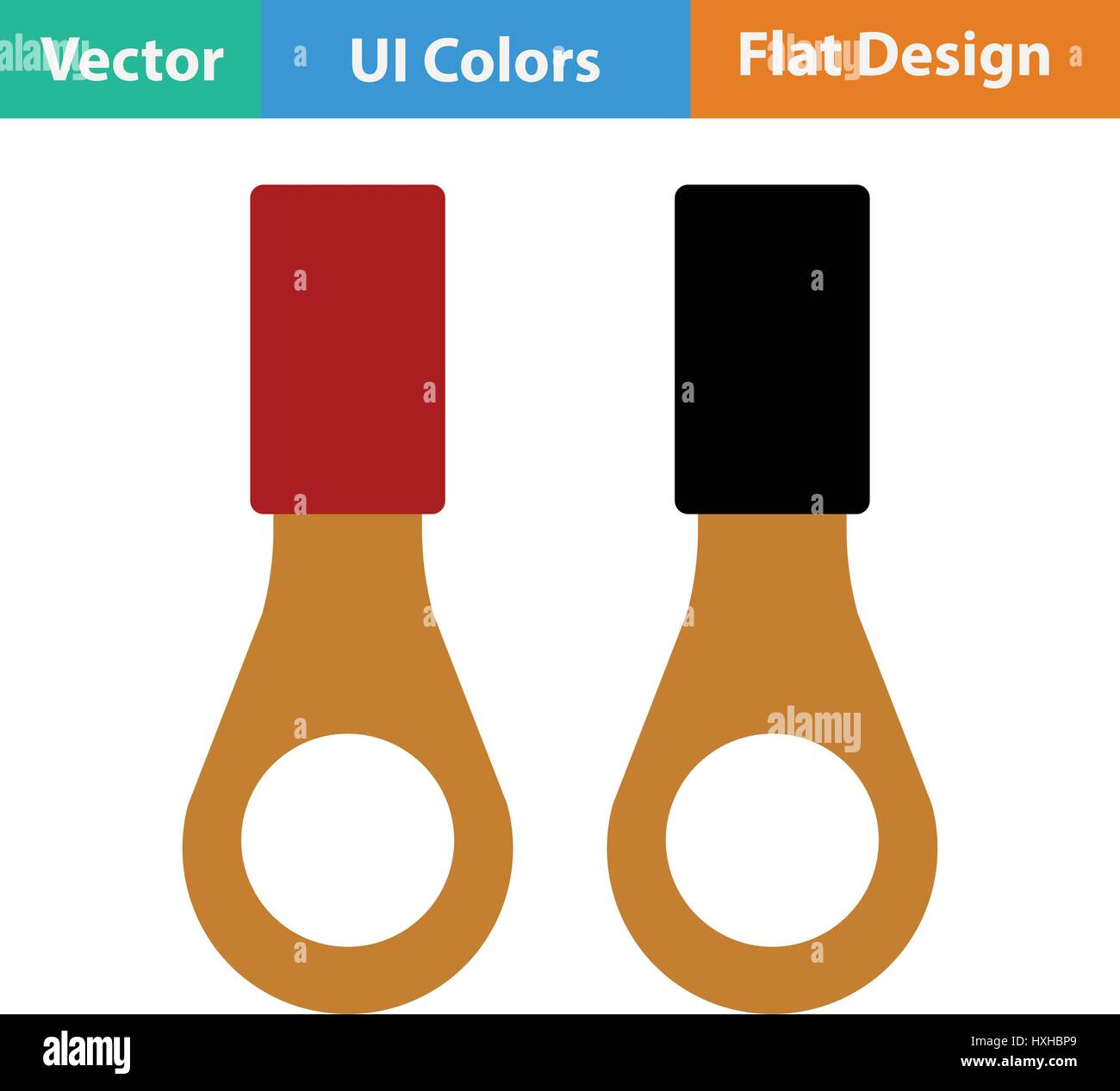 Cable terminal strip design Stock Vector Images - Alamy