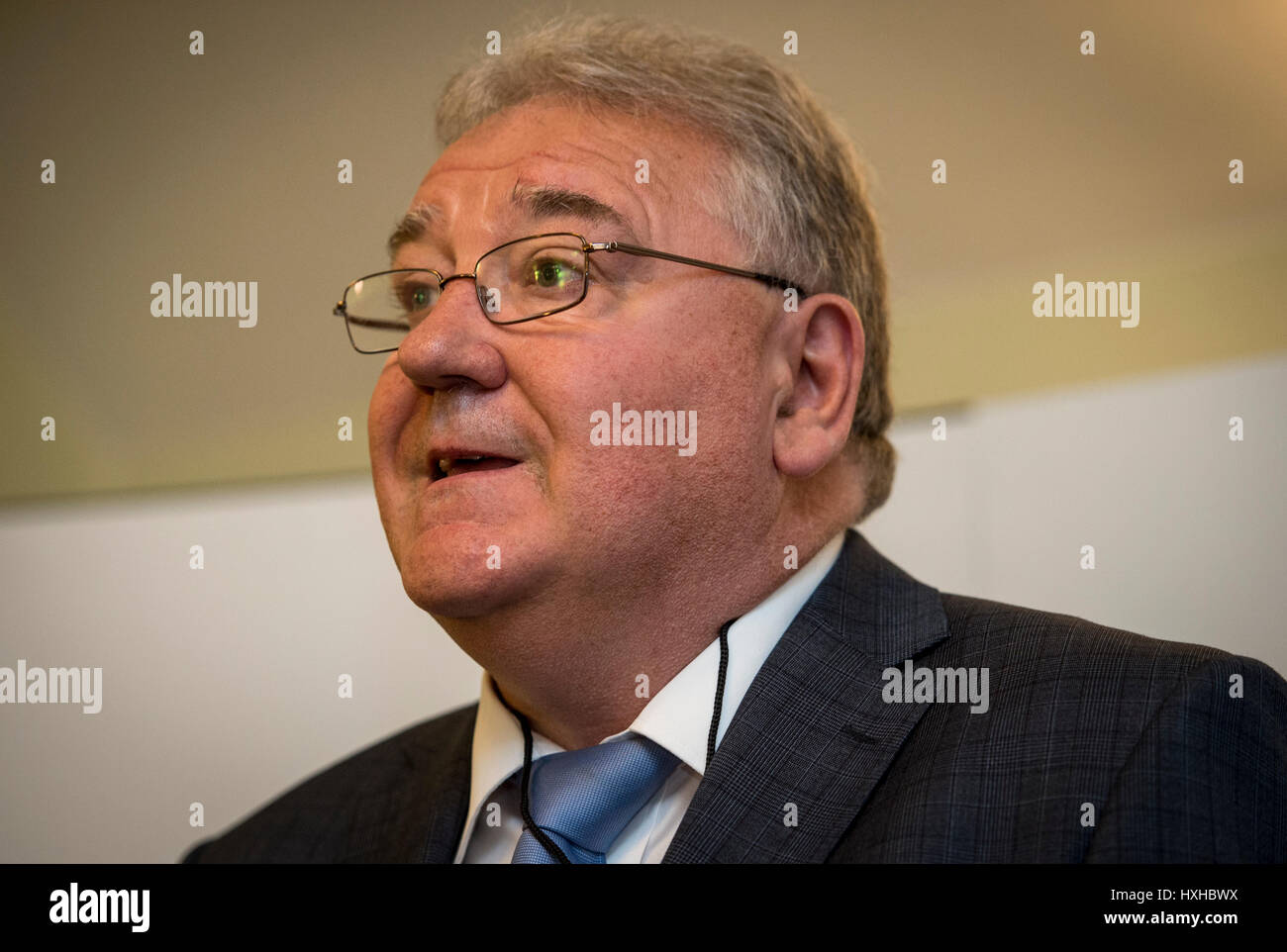 Michael Calvin during the Players Trust Launch Reception at the Houses ...