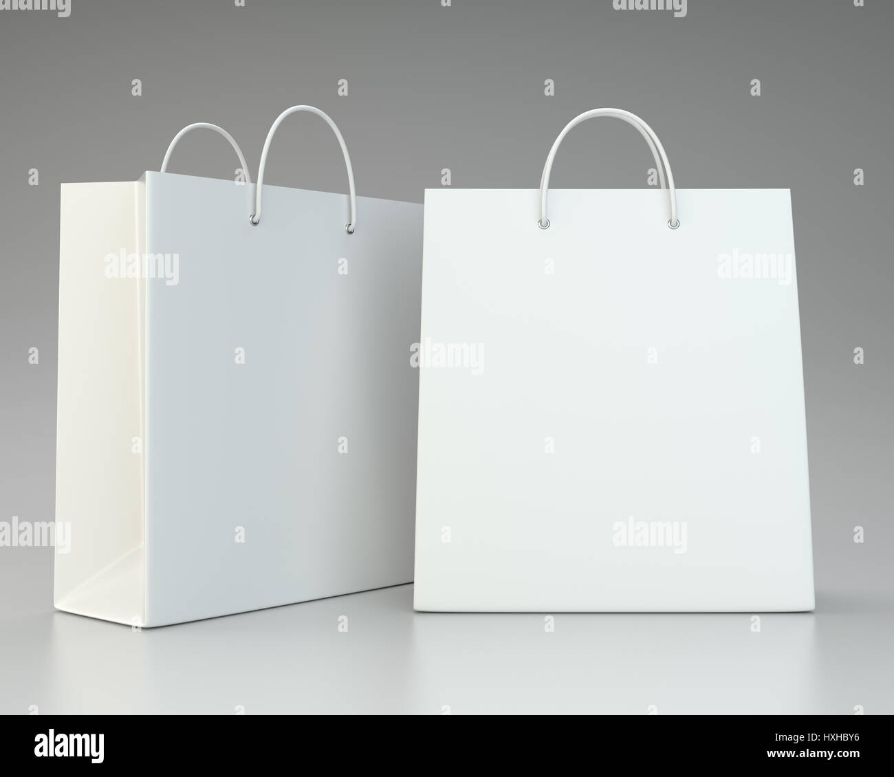 White paper bags set hi-res stock photography and images - Alamy