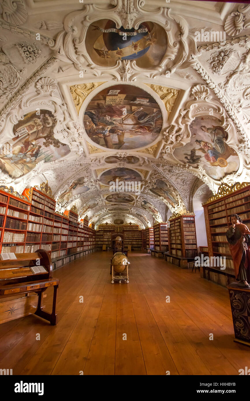 Prague library hi-res stock photography and images - Alamy