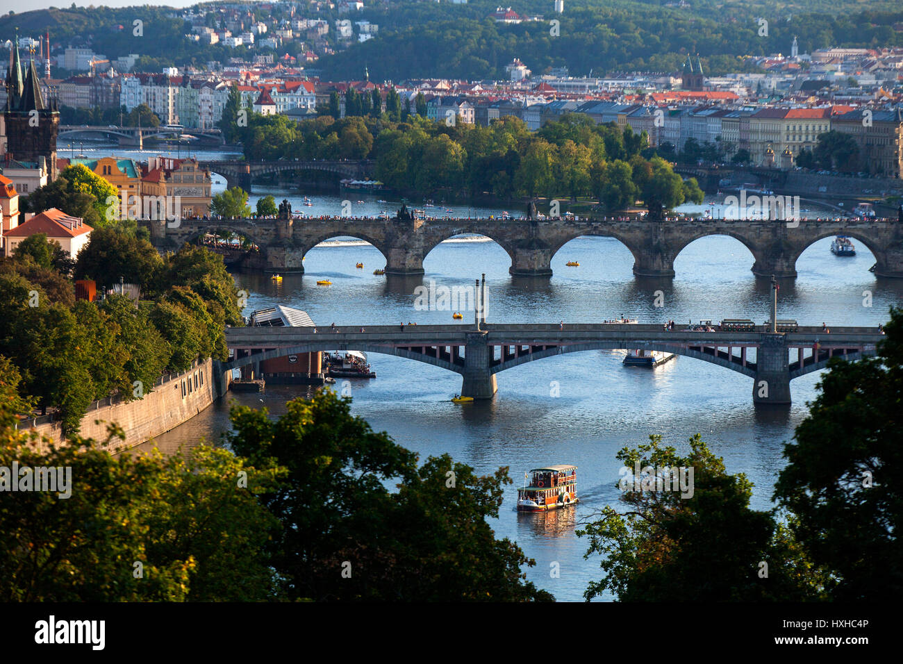 Vltava River, Prague, Czech Stock Photo - Alamy