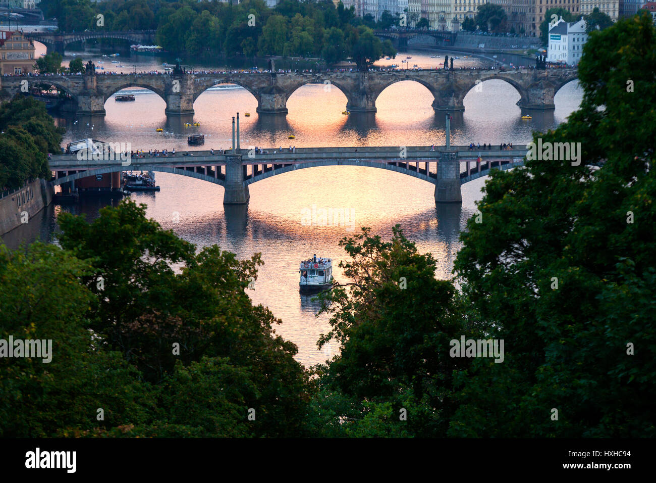 Vltava River, Prague, Czech Stock Photo - Alamy