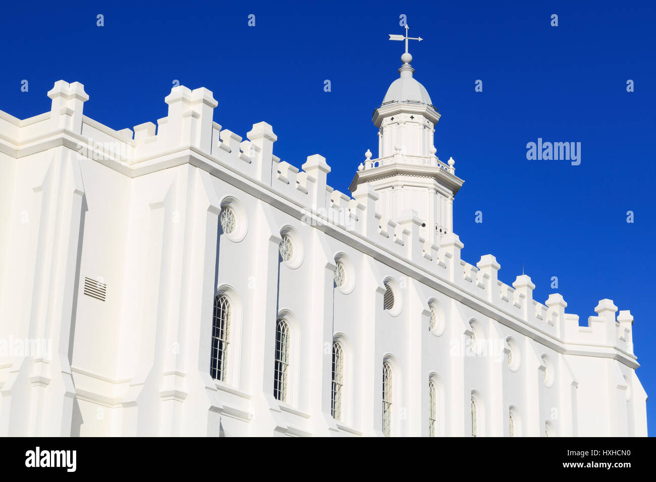 St. George Temple, St. George, Utah, USA Stock Photo - Alamy