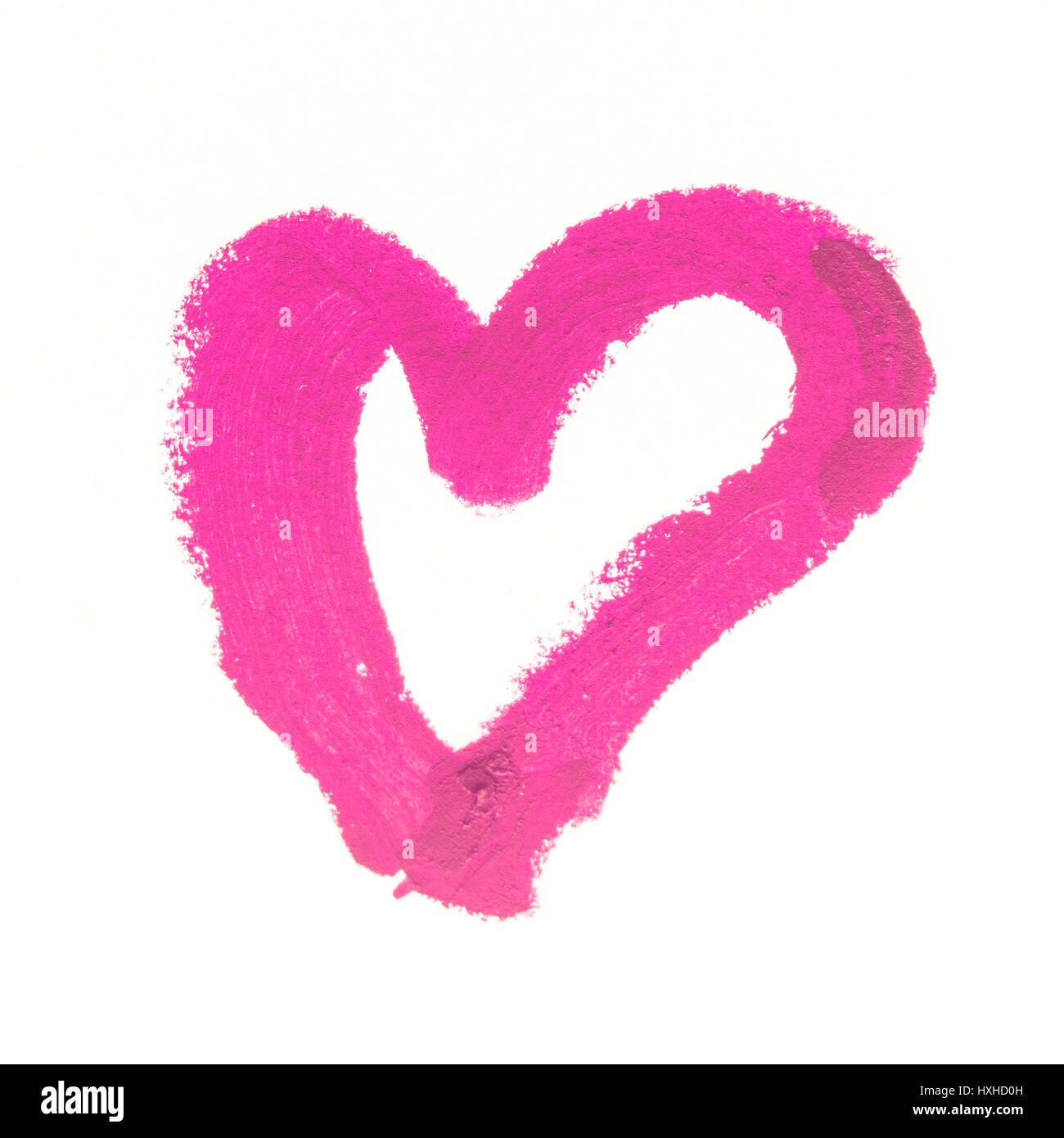 Brush stroke heart hi-res stock photography and images - Alamy