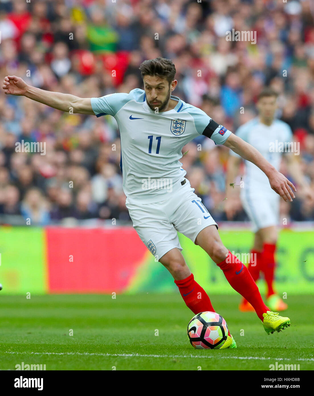 Adam Lallana, England Stock Photo - Alamy