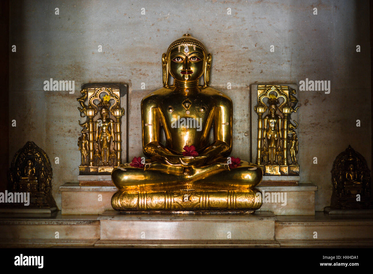Statue of a Jain Tirthankara, Achalgarh Jain Temples, Mt Abu, India ...