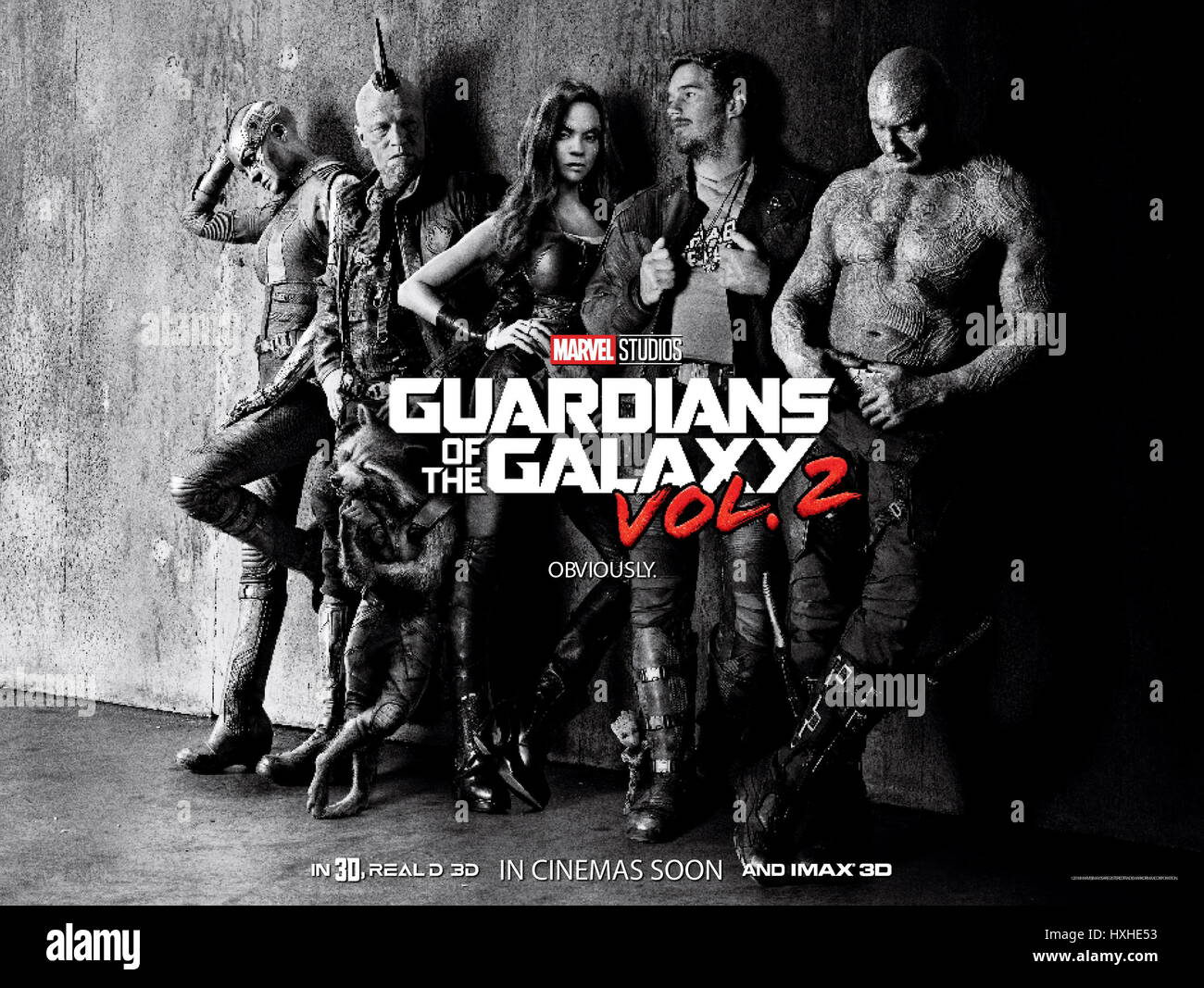 Marvel guardians of the galaxy poster hi-res stock photography and ...