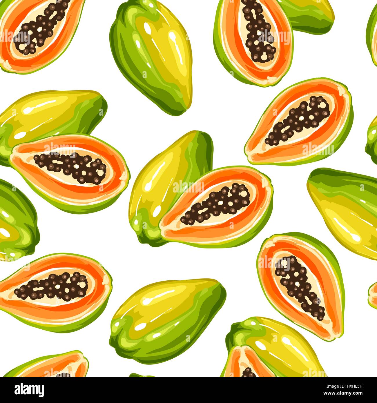 Papaya texture Stock Vector Images - Alamy