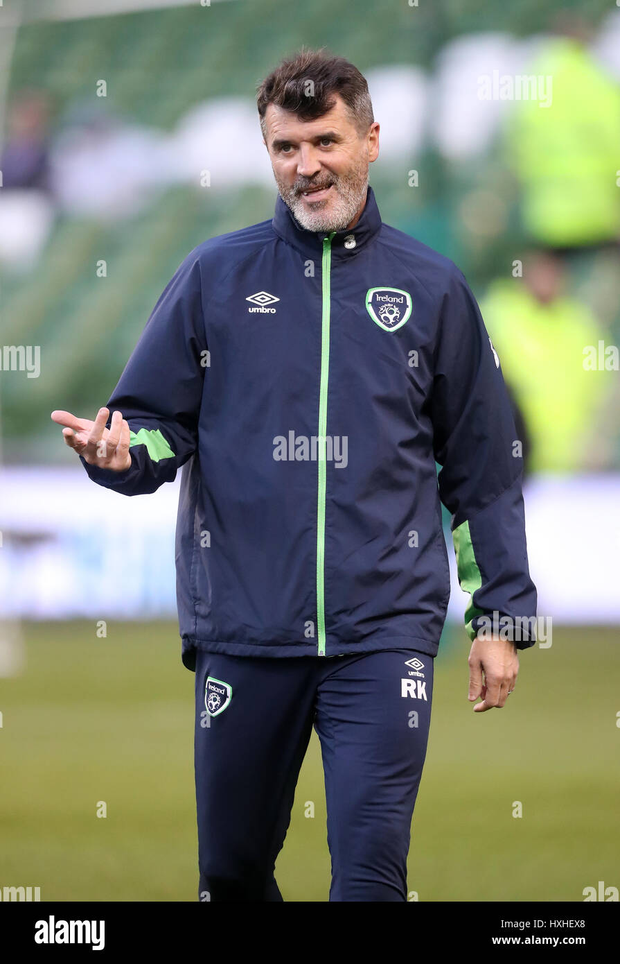 Republic of Ireland assistant manager Roy Keane before the ...