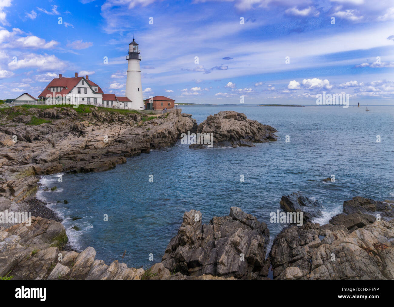 Portland Head Lighthouse Stock Photo - Alamy