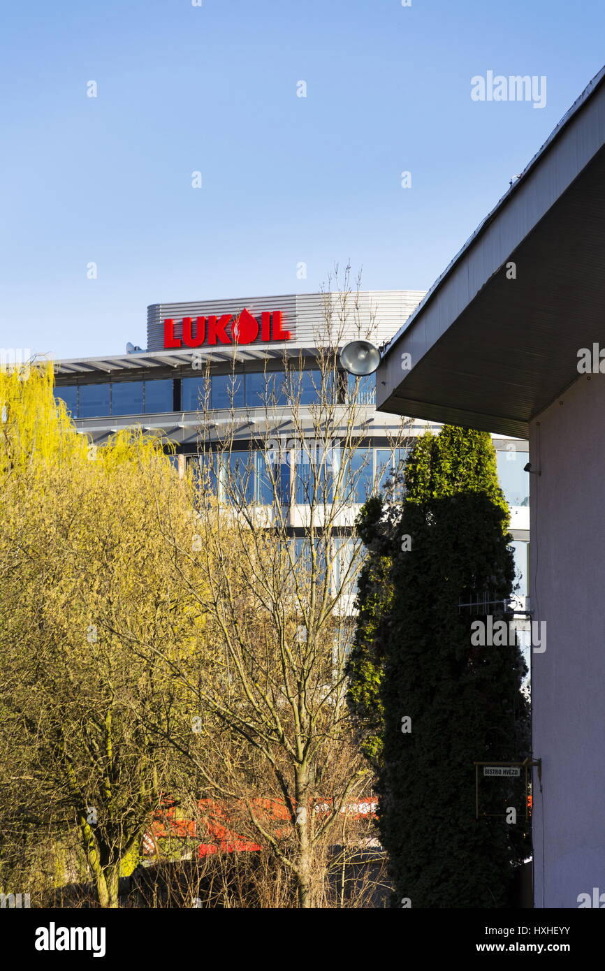 Lukoil petrol hi-res stock photography and images - Alamy