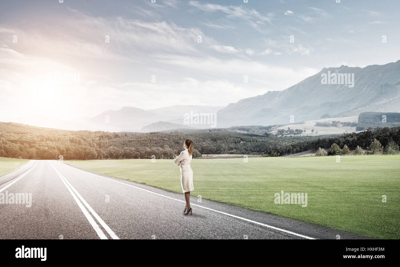 Your way to success Stock Photo - Alamy