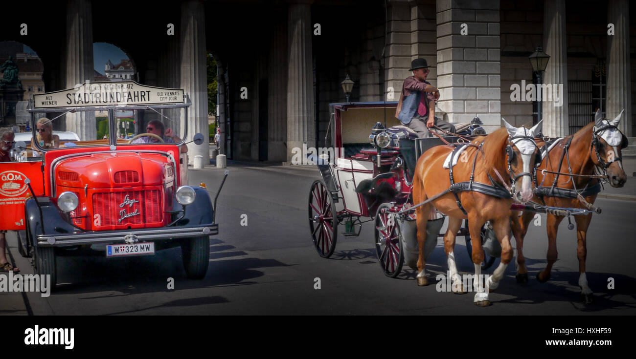 Vienna in color Stock Photo - Alamy