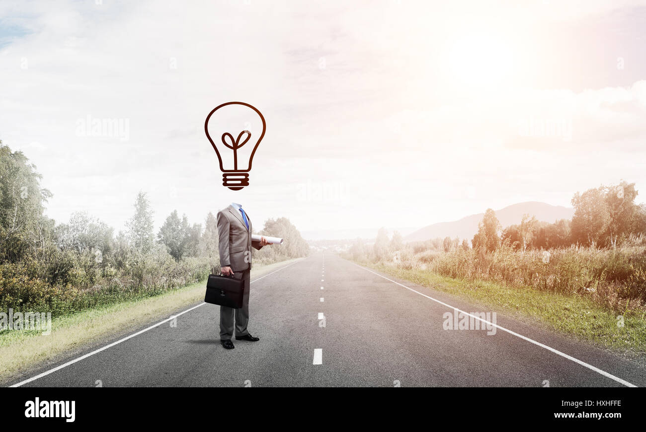 Man of creative ideas Stock Photo - Alamy