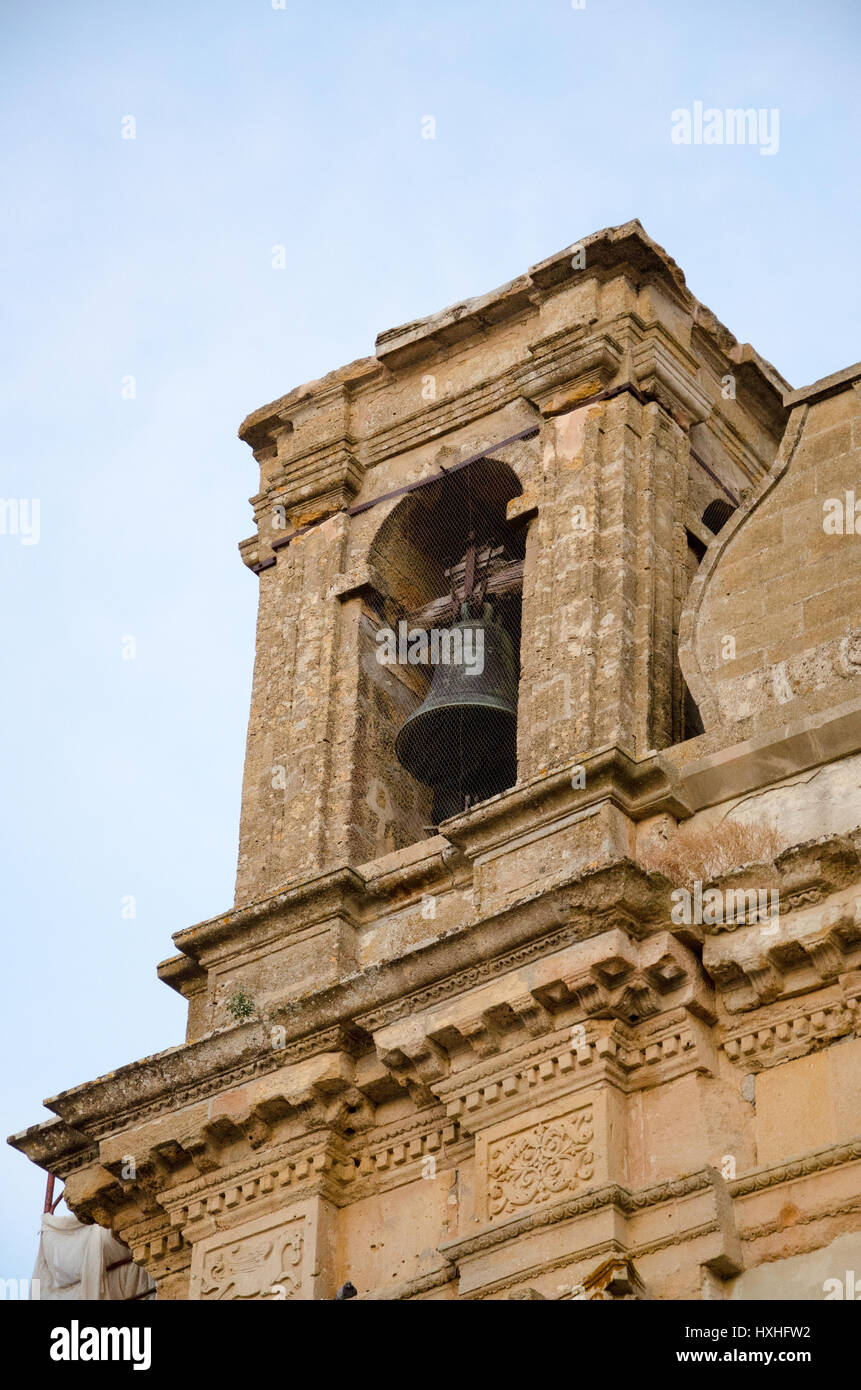 Old ruins of Partanna, Sicily Stock Photo - Alamy