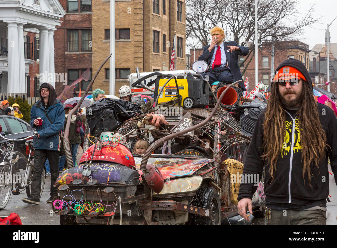 Detroit, Michigan - A Donald Trump character in the Marche du Nain ...