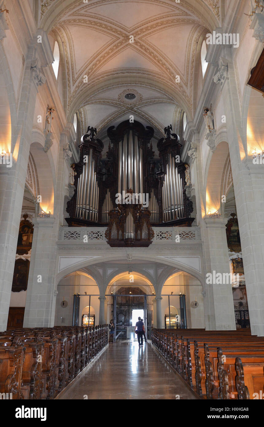 Church of St. Leodegar (Hofkirche) in Lucerne Stock Photo - Alamy