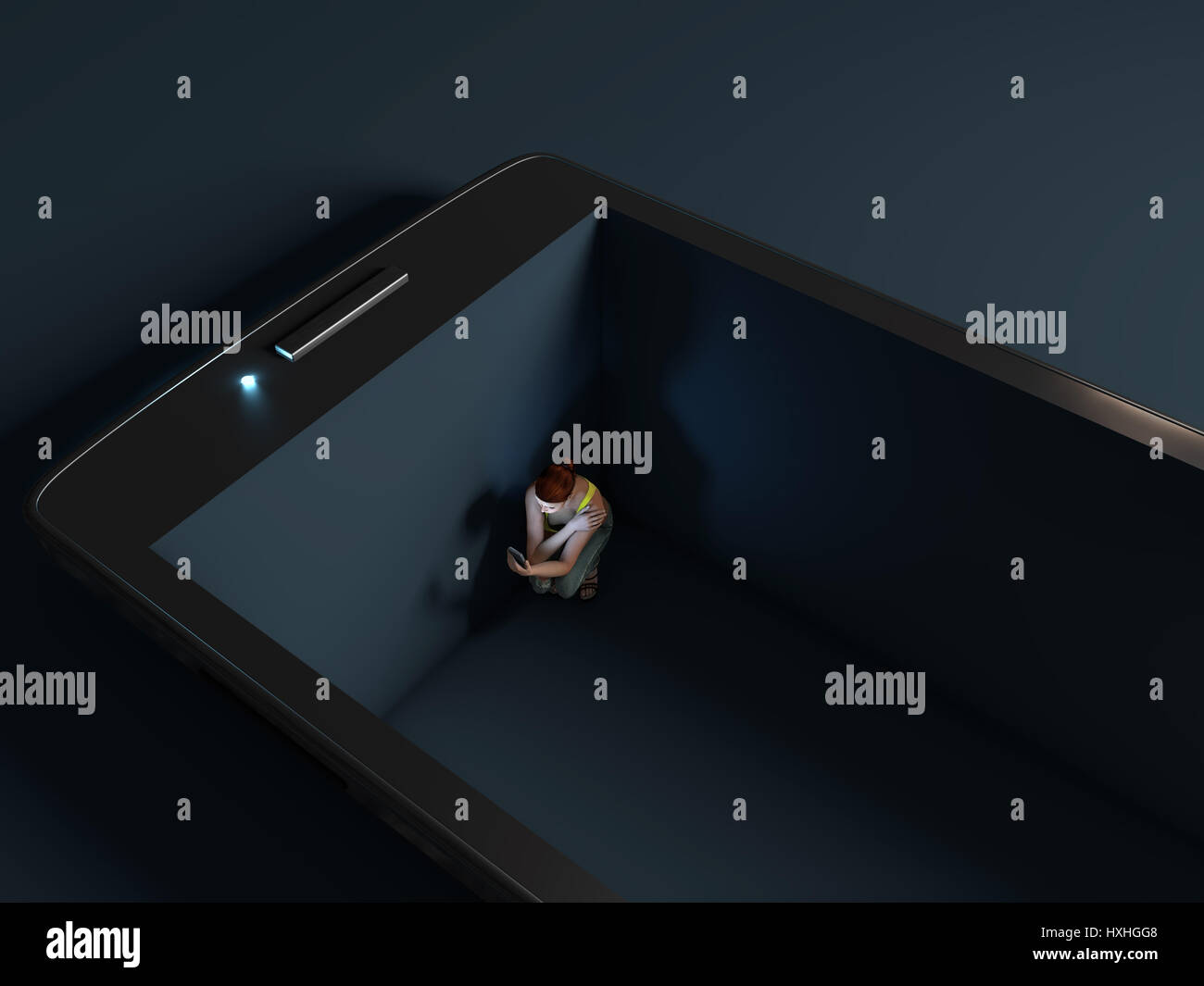 Woman trap box hi-res stock photography and images - Alamy