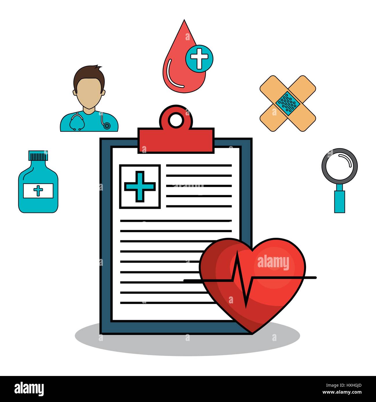 Medical order isolated icon Cut Out Stock Images & Pictures - Alamy