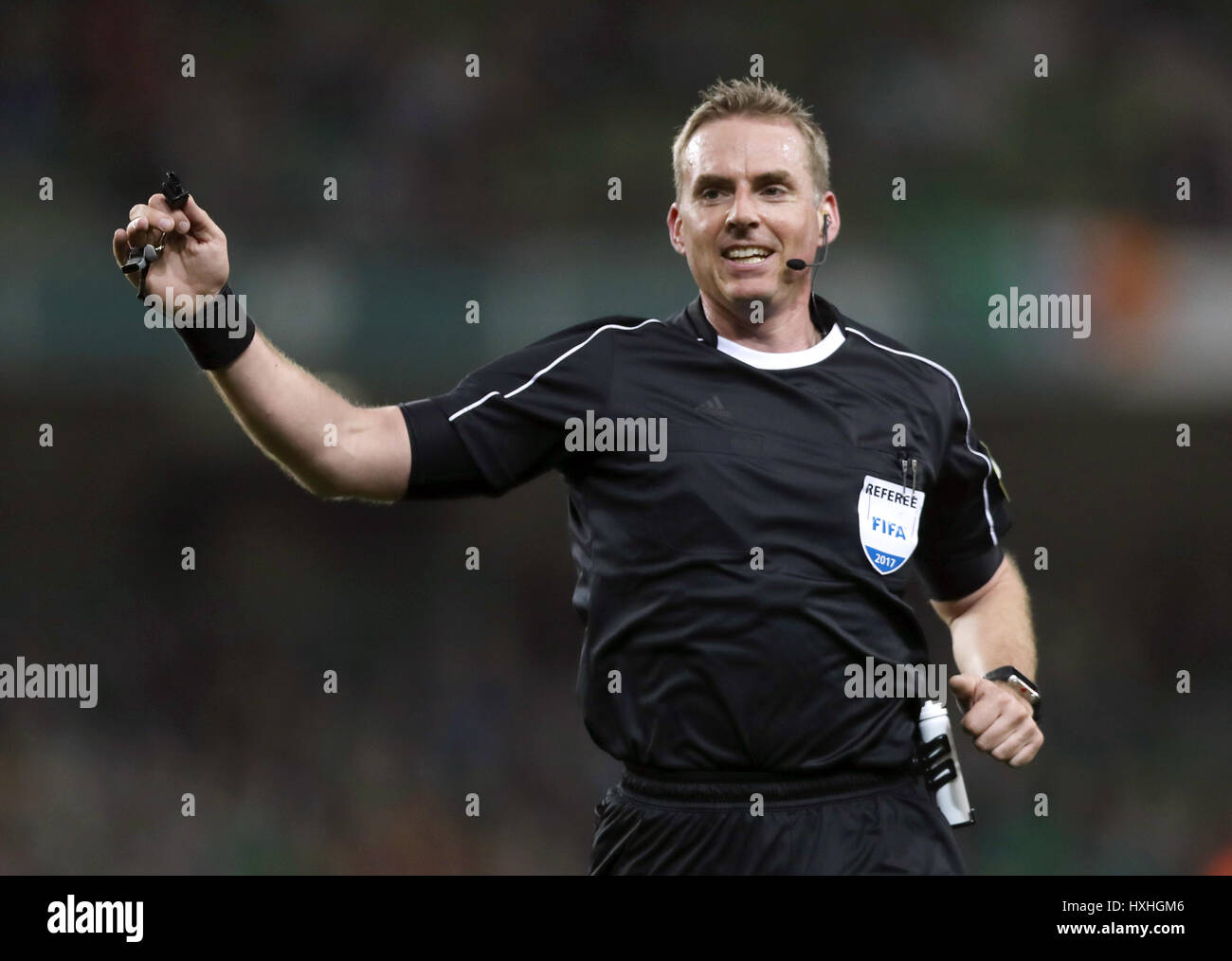 Match referee Jakob Kehlet during the International Friendly match at ...