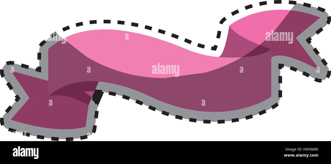 pink ribbon decoration design Stock Vector Image & Art - Alamy