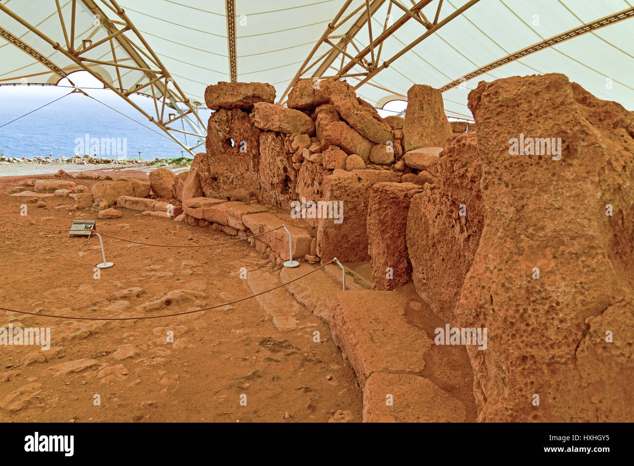 Mnajdra Prehistoric Temple - Malta Stock Photo - Alamy