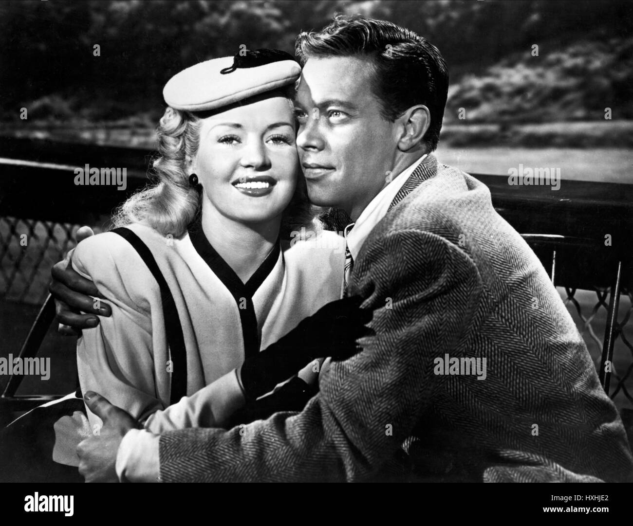 BETTY GRABLE, DICK HAYMES, DIAMOND HORSESHOE, 1945 Stock Photo - Alamy