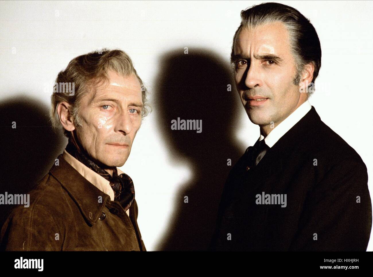 Christopher Lee And Peter Cushing High Resolution Stock Photography and ...