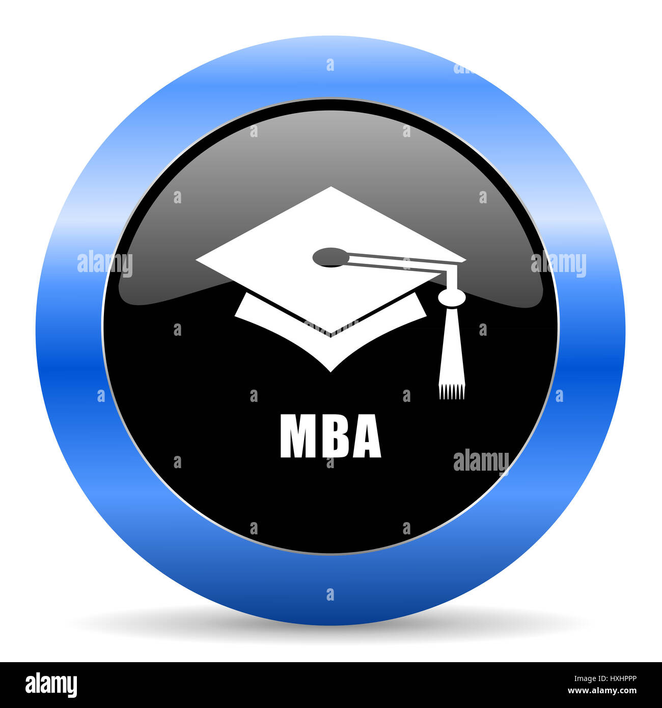 Diploma Icon Black Background White High Resolution Stock Photography ...