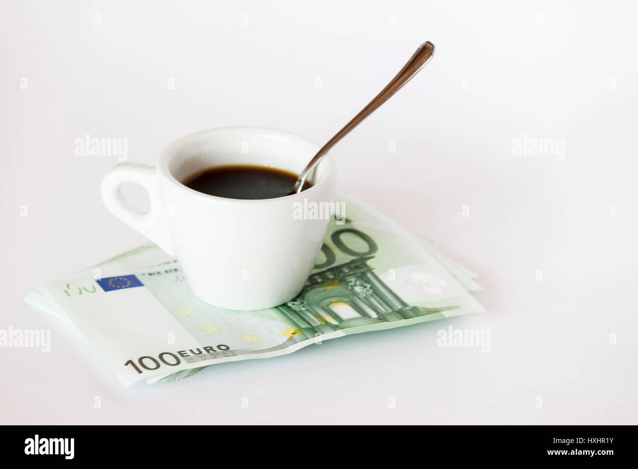 Coffee and money hi-res stock photography and images - Alamy