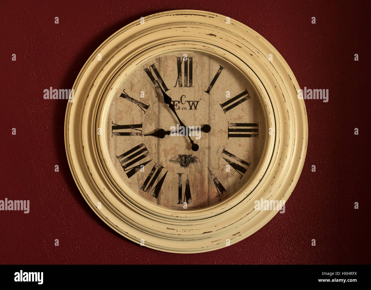 Roman Numeral Clock High Resolution Stock Photography and Images - Alamy