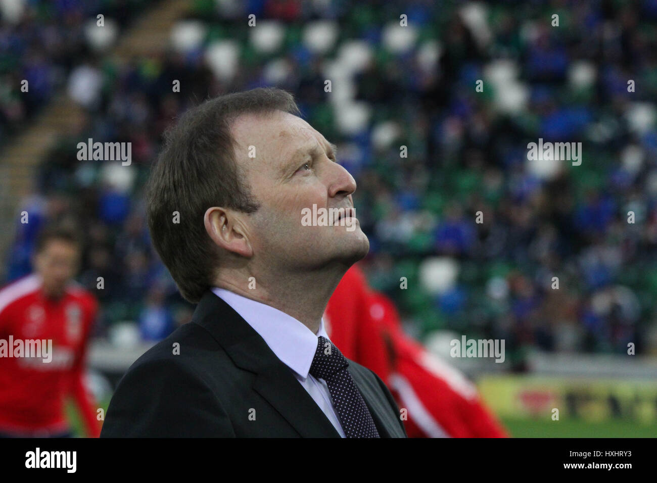 National Football Stadium at Windsor Park, Belfast. 26th March 2017 ...