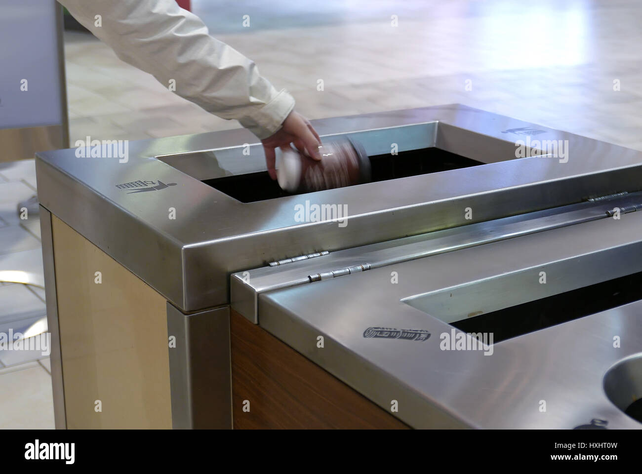 Trash can inside hi-res stock photography and images - Alamy