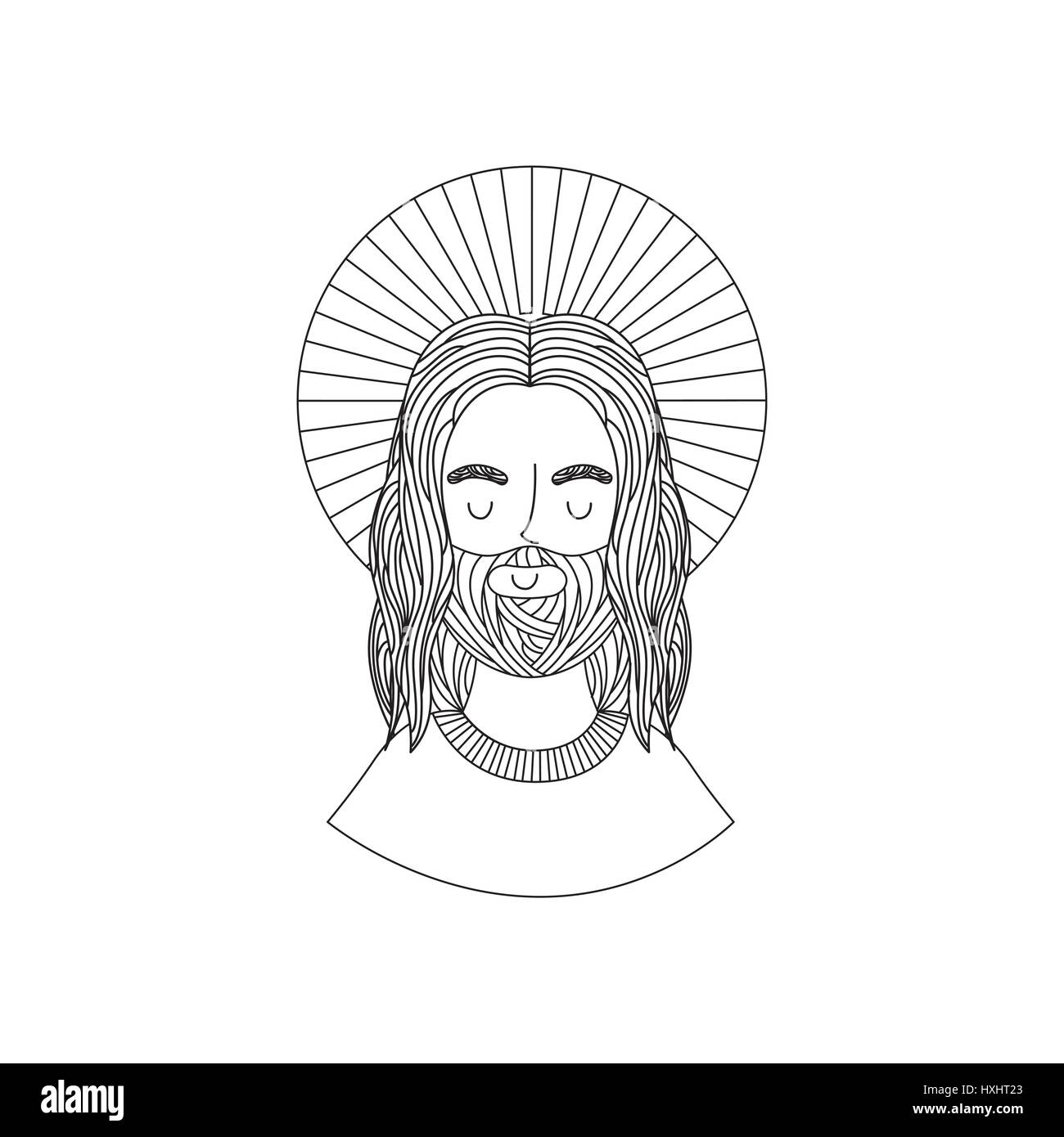 jesus christ man icon Stock Vector Image & Art - Alamy