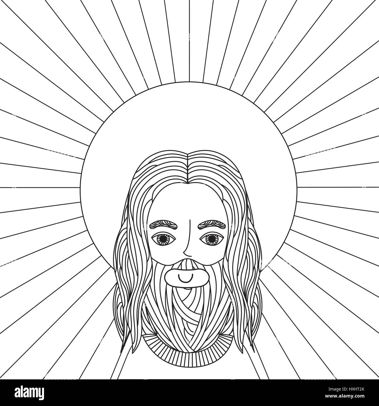jesus christ man icon Stock Vector Image & Art - Alamy