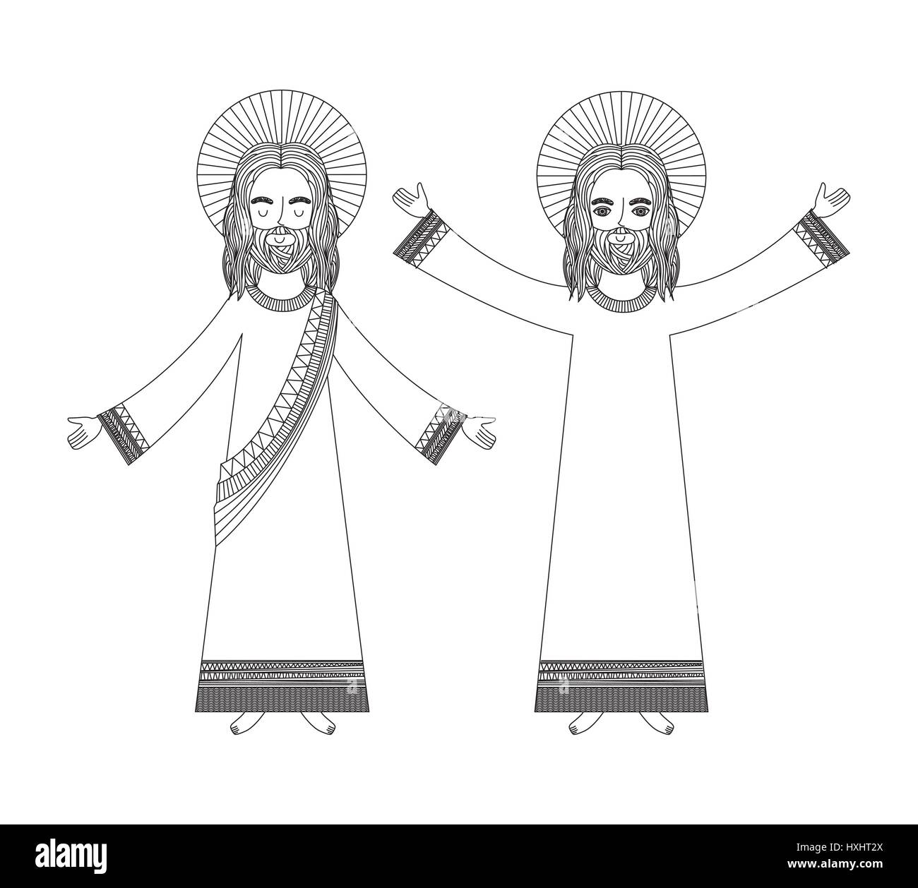 jesus christ man icon Stock Vector Image & Art - Alamy