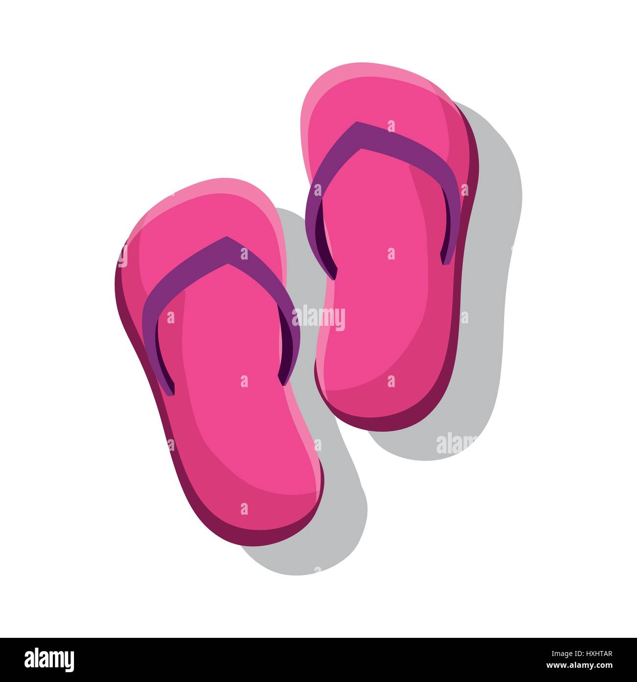 beach flip flops icon Stock Vector Image & Art - Alamy