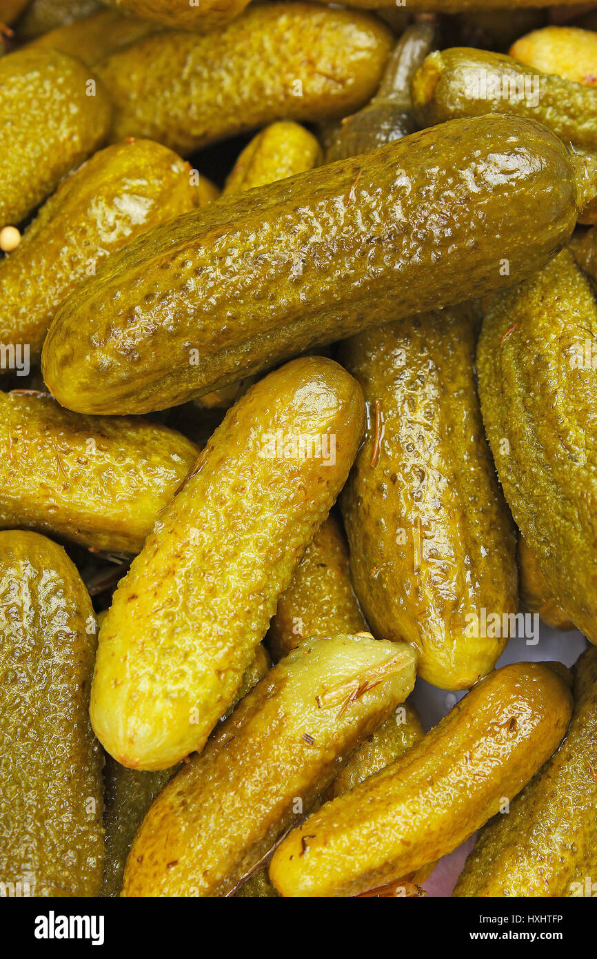 Pickles as background. Green pickle texture pattern. pickled cucumber Stock Photo - Alamy