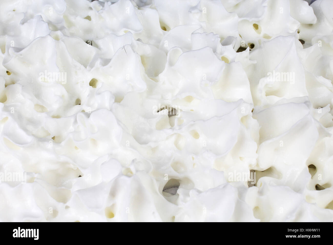 Whipped cream closeup texture pattern studio photo background Stock ...