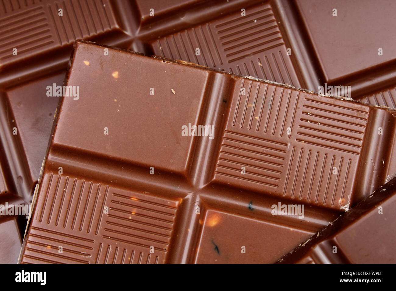 Chocolate bars. Chocolate bar closeup photo Stock Photo - Alamy