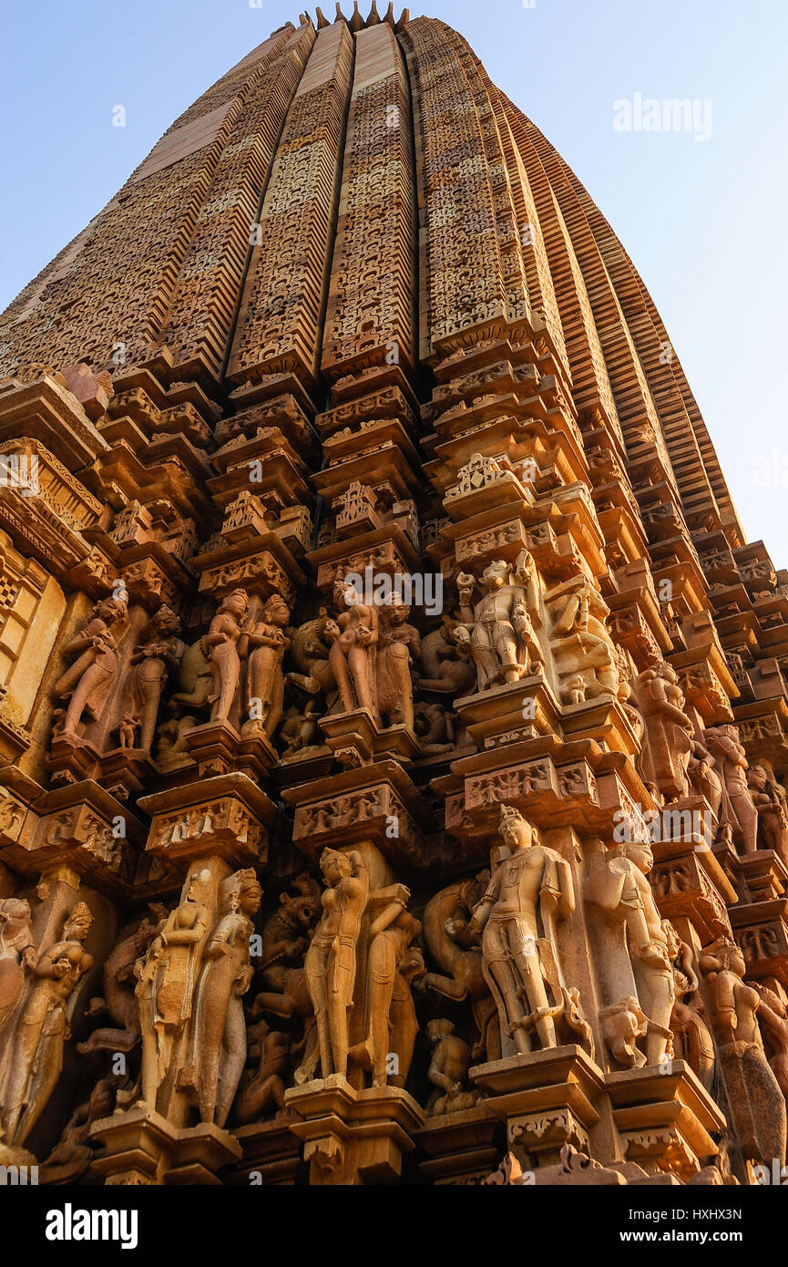 Khajuraho Temple complex Stock Photo - Alamy
