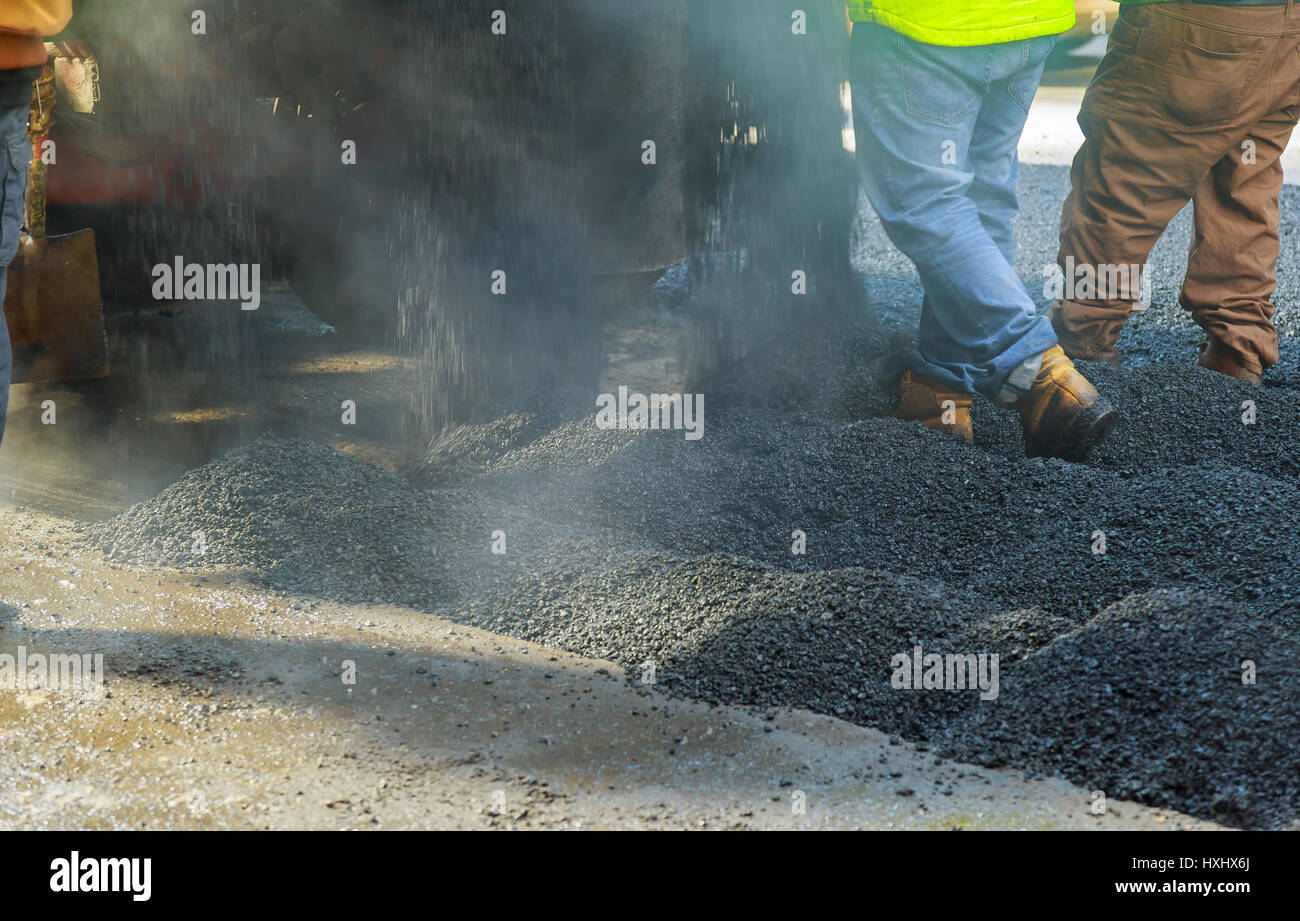 Asphalt builder hi-res stock photography and images - Alamy