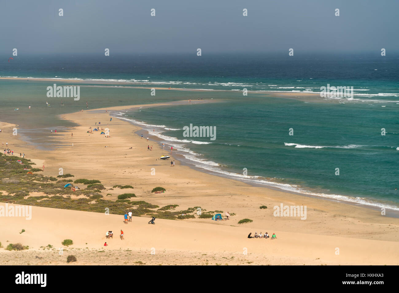 Strand Playa de Sotavento im Naturpark Jandia, Insel Fuerteventura ...